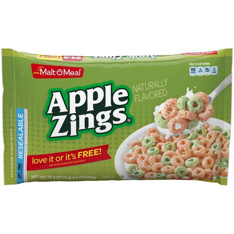 Malt-O-Meal Apple Zings Cereal (24.4 oz) - Instacart