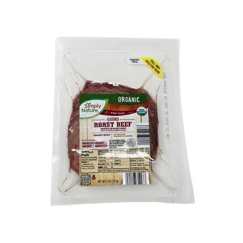 Simply Nature Organic Roast Beef (5 oz) - Instacart