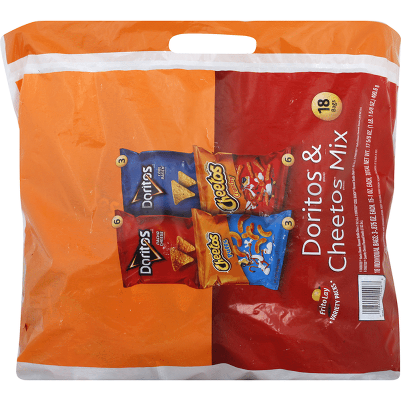 Frito Lay's Doritos Cheetos Mix Snacks (17.625 oz) - Instacart