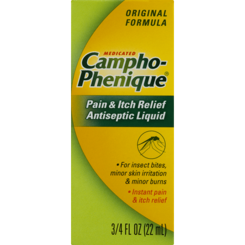 Campho-Phenique Pain & Itch Relief Antiseptic Liquid (0.75 fl oz ...