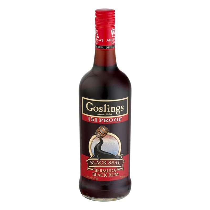 Goslings Bermuda Black Rum 151 Proof (750 ml) Delivery or Pickup Near ...