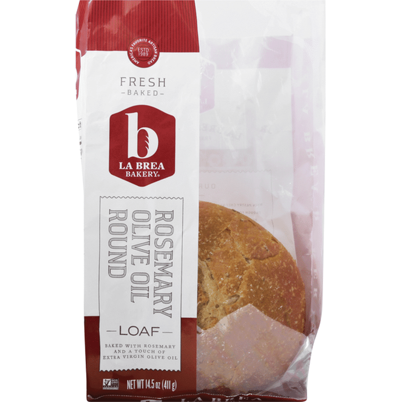 La Brea Bakery Round Loaf, Rosemary Olive Oil (14.5 oz) - Instacart