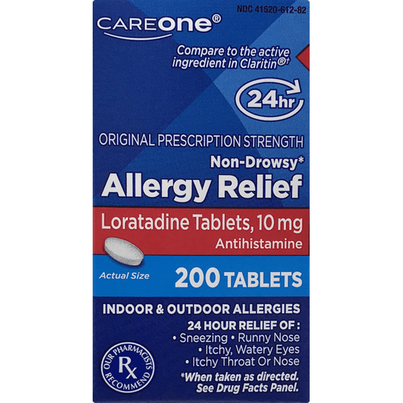 CareOne Allergy Relief Loratadine 10 mg Tab (200 ct) - Instacart