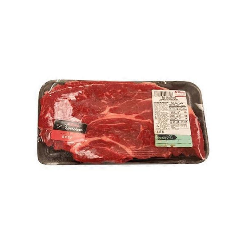 Choice Boneless Beef Chuck Steak (1 lb) - Instacart