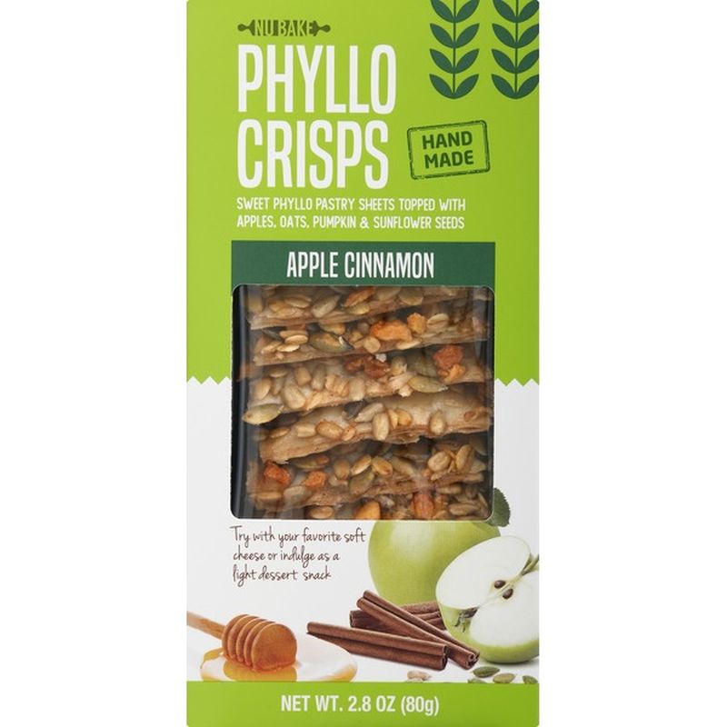 NU Bake Phyllo Crisps, Apple Cinnamon (2.8 oz) - Instacart