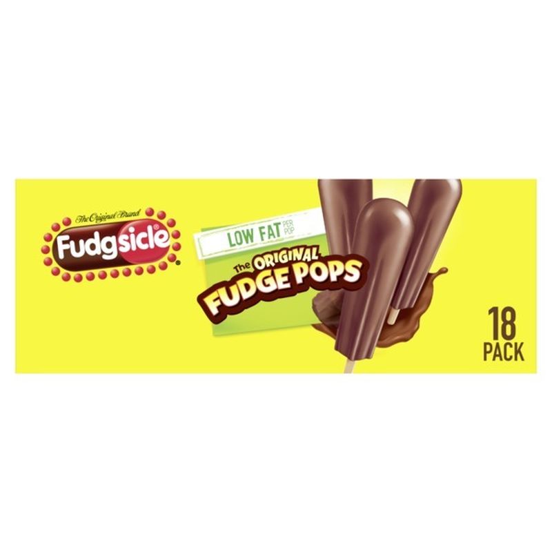 Popsicle Fudge Pops Low Fat (1.65 fl oz) - Instacart