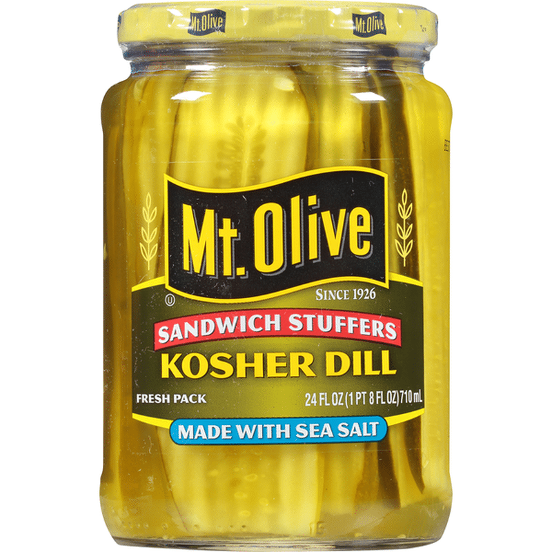 Mt. Olive Kosher Dill Sandwich Stuffers (24 fl oz) - Instacart