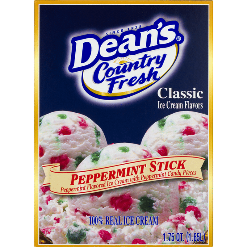 Country Fresh Ice Cream, Peppermint Stick, Classic (1.75 qt) - Instacart