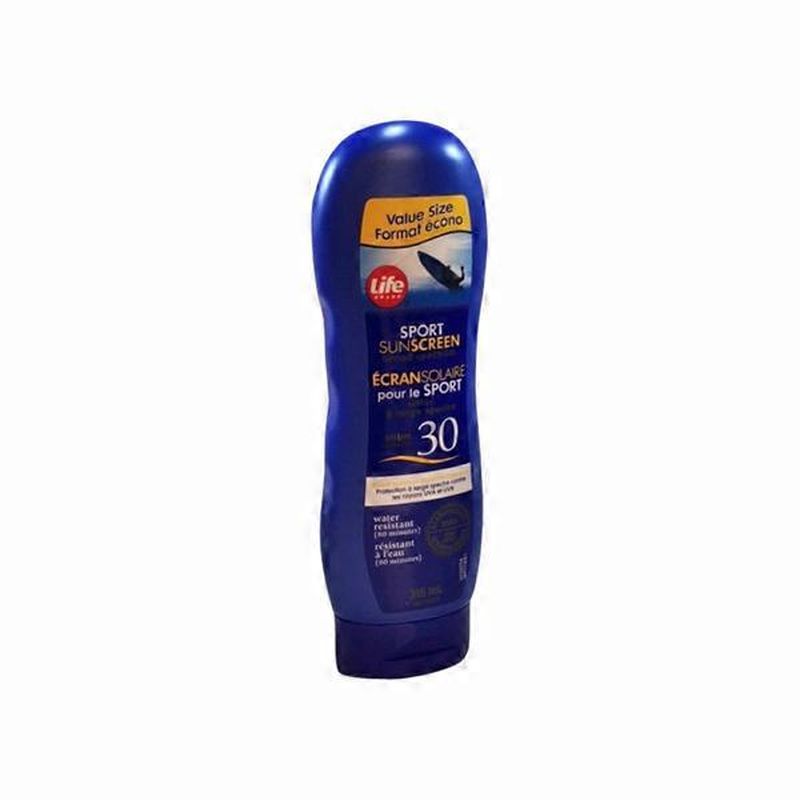 Life Brand Value Size SPF30 Sport Sunscreen Lotion (315 ml) - Instacart