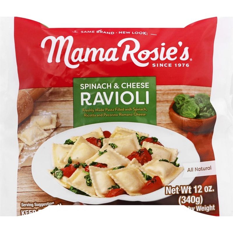 Mama Rosie's Ravioli, Spinach & Cheese (12 oz) - Instacart
