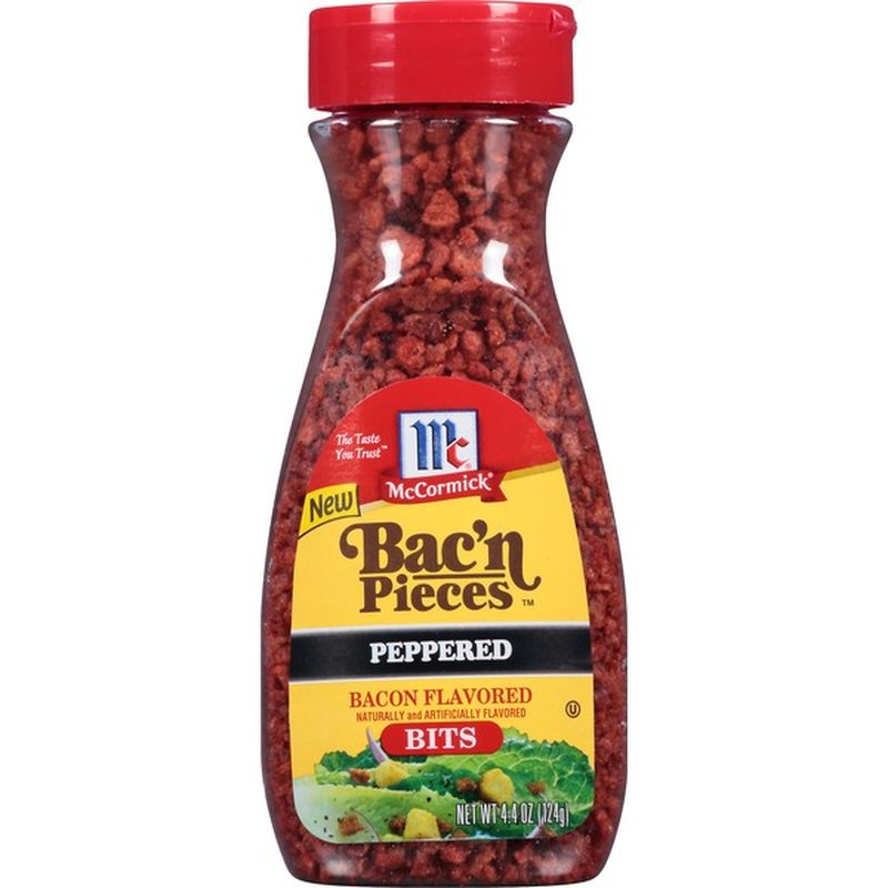 McCormick® Imitation Peppered Bacon Bits (4.4 oz) - Instacart McCormick® Imitation Peppered Bacon Bits (4.4 oz) - Instacart