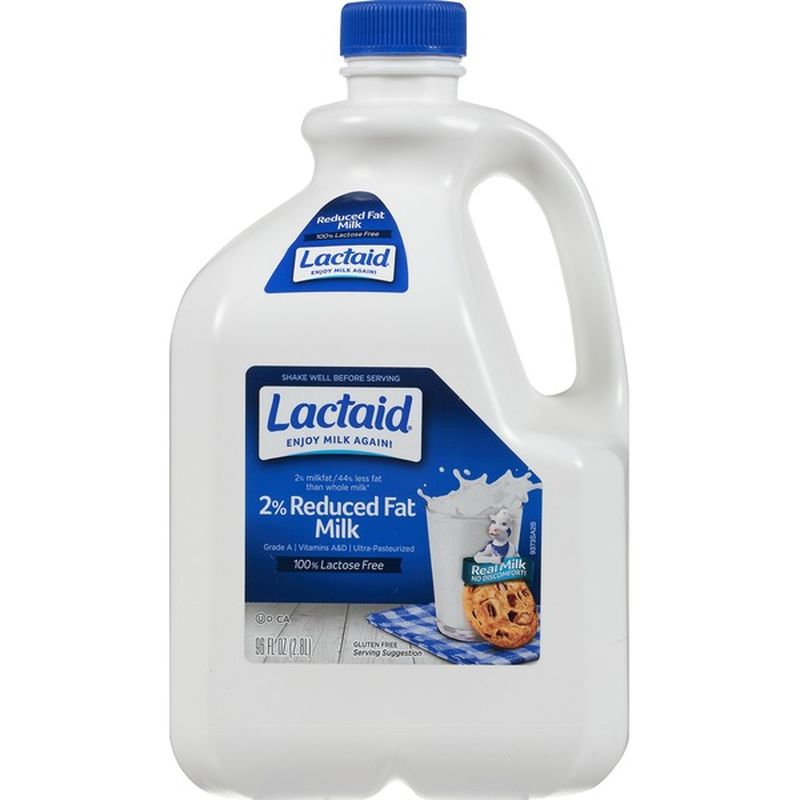 Lactaid 2% Reduced Fat Milk (96 fl oz) - Instacart