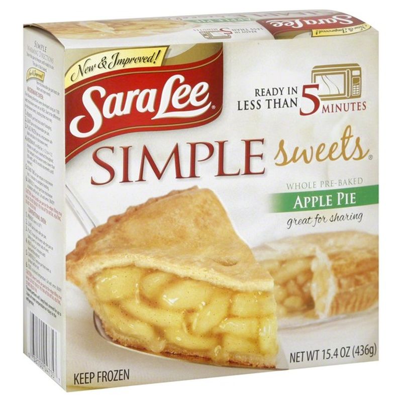 Sara Lee Pie, Apple, Whole Pre-Baked (15.4 oz) - Instacart