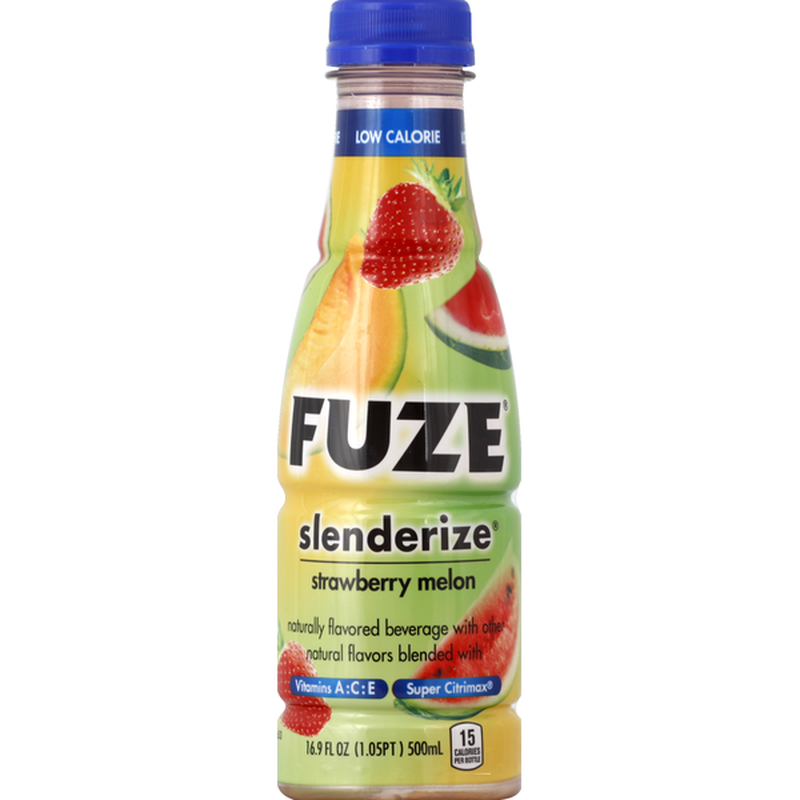 Fuze Beverage, Strawberry Melon (16.9 oz) - Instacart