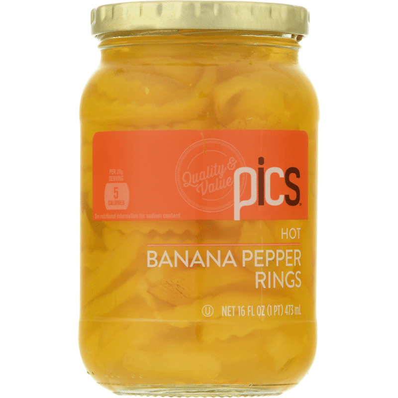 PICS Hot Pepper Rings (16 fl oz) - Instacart