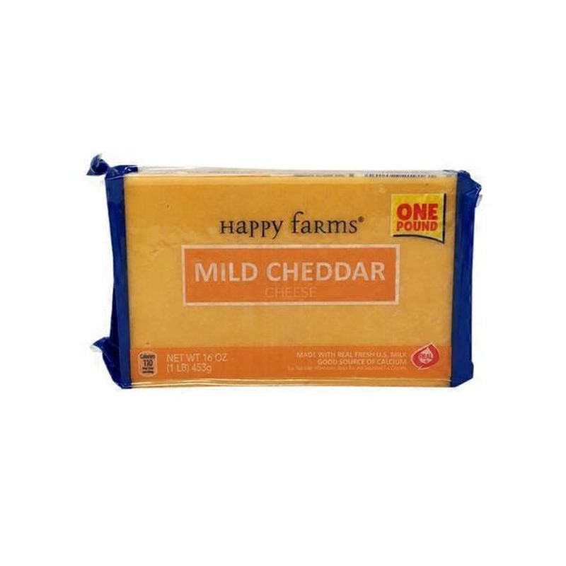 Happy farms Mild Cheddar Cheese Block (16 oz) Delivery or Pickup Near ...