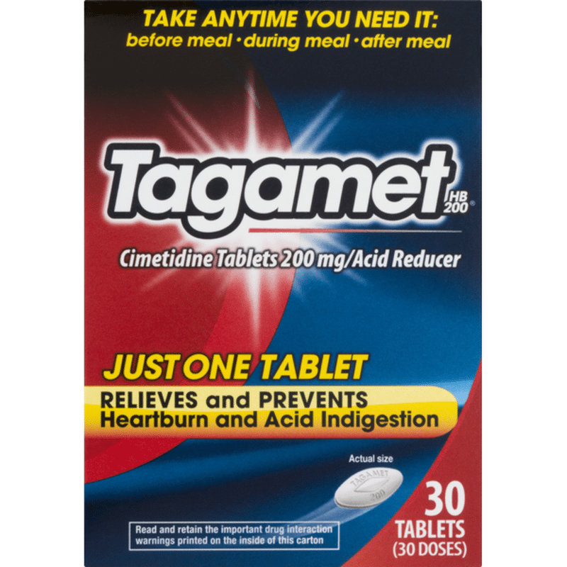 Tagamet Acid Reducer Tablets (30 ct) Delivery or Pickup Near Me - Instacart