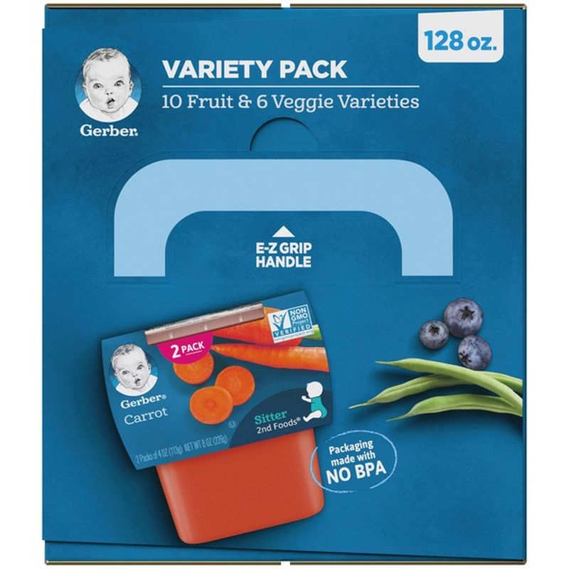 Gerber Baby Food Variety Pack (8 oz) - Instacart