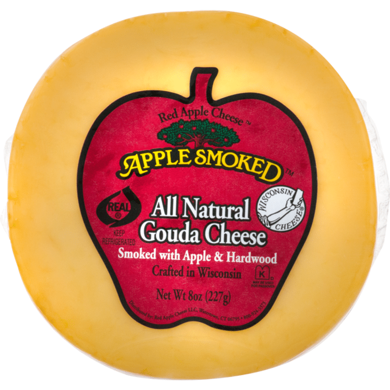 Red Apple Cheese. Apple Smoked All Natural Gouda Cheese (8 oz) - Instacart