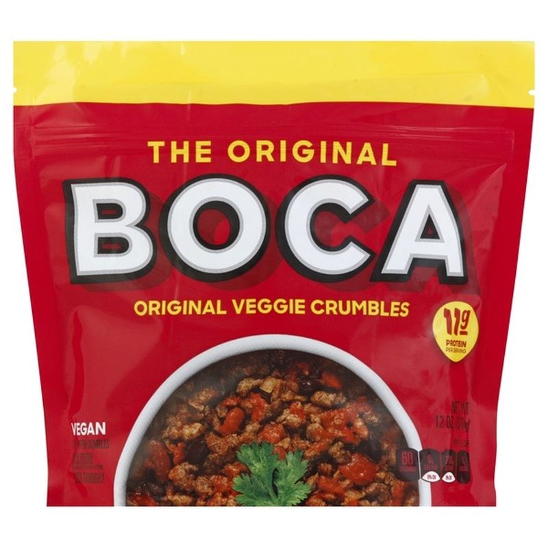 Boca Original Veggie Crumble (12 oz) - Instacart