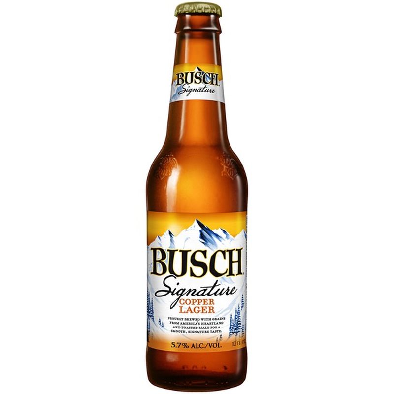 Busch Signature Copper Lager Beer (12 fl oz) - Instacart