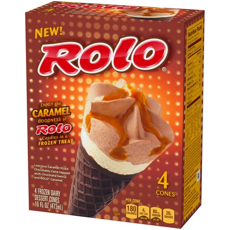 ROLO Ice Cream Cones (4 ct) - Instacart