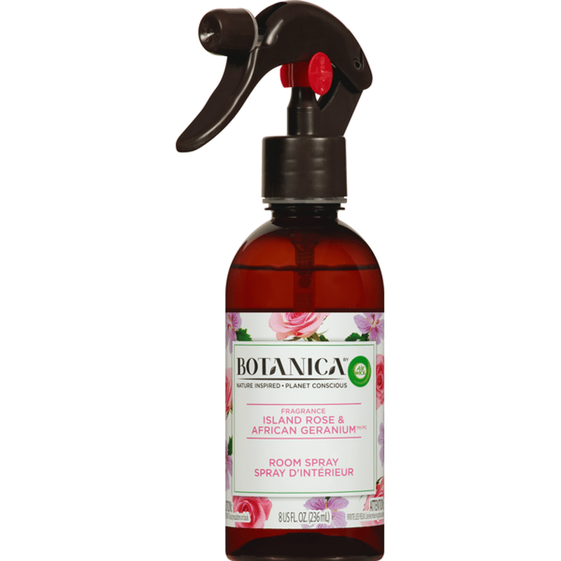 Botanica Room Spray, Island Rose & African Geranium (8 oz) - Instacart