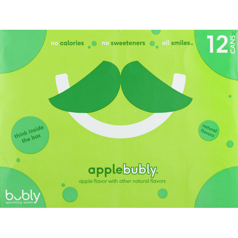 bubly Sparkling Water Apple - (12 fl oz) - Instacart