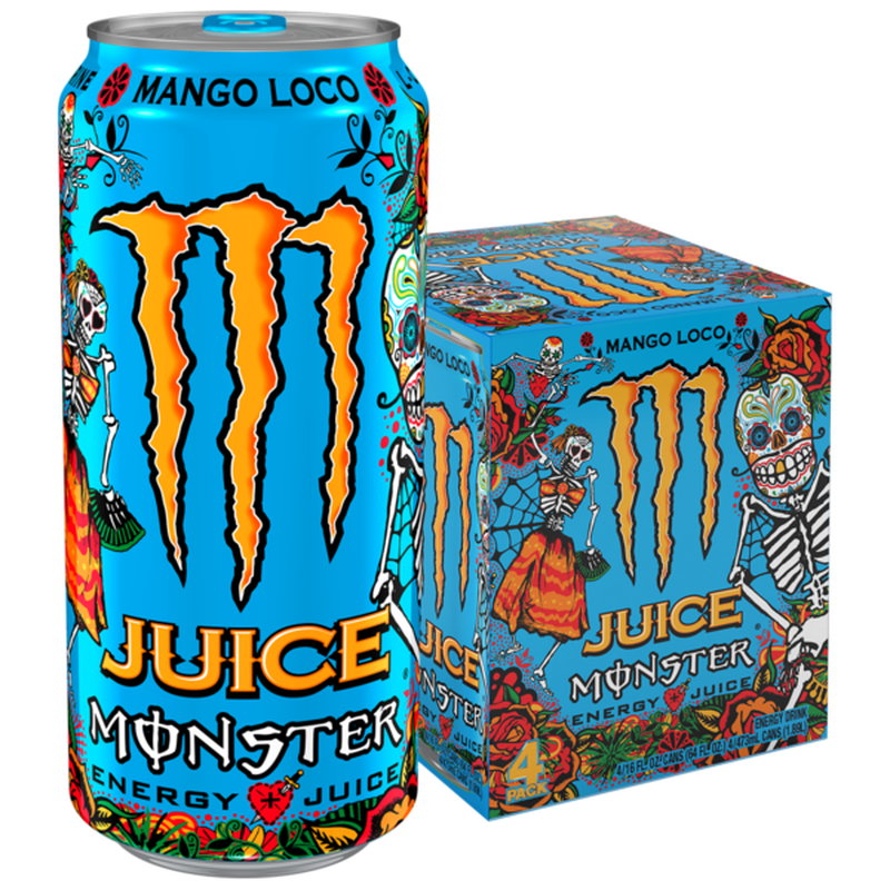 Monster Energy Juice Monster Mango Loco (16 oz) - Instacart