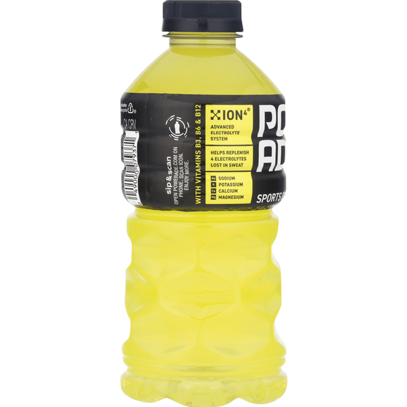 Powerade Lemon Lime, Ion4 Electrolyte Enhanced Fruit Flavored Sports ...