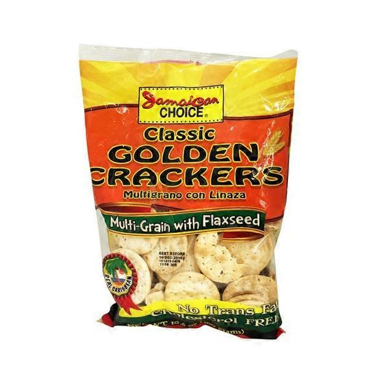 Jamaican Choice Classic Multi-Grain With Flaxseed Golden Crackers (10.6 ...