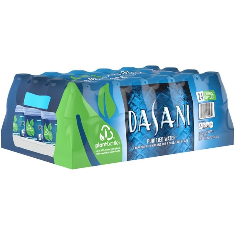 Dasani Purified Water Bottles Enhanced With Minerals (12 oz) - Instacart