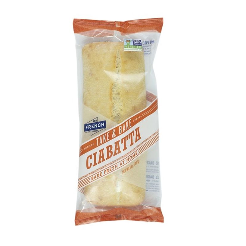 New French Bakery Artisan Bread, Ciabatta,Take & Bake (14 oz) - Instacart