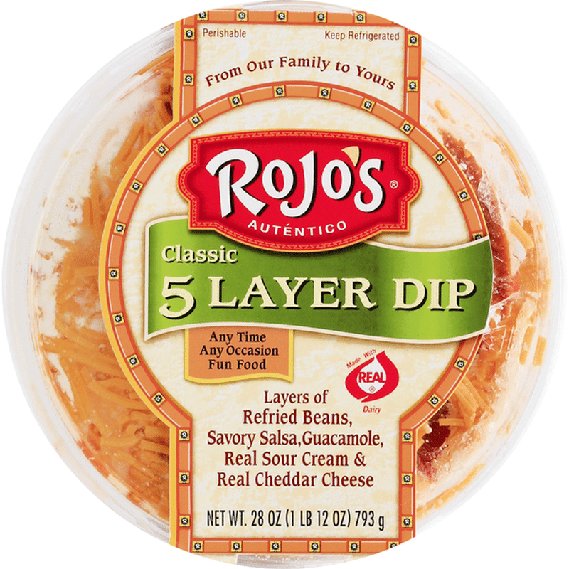 Rojos 5 Layer Dip, Classic (28 oz) - Instacart