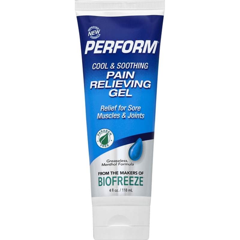 Perform Pain Relieving Gel, Cool & Soothing (4 oz) - Instacart