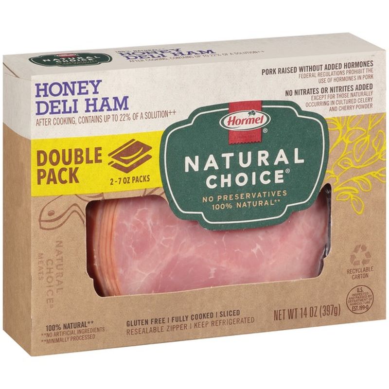 Hormel Natural Choice Honey Deli Ham Family Pack (397 g) - Instacart