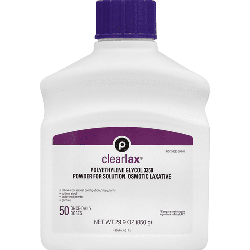Publix Clearlax, Powder For Solution (29.9 oz) - Instacart