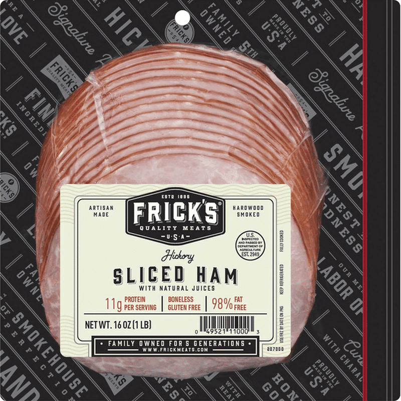 Frick's Ham, Sliced (16 oz) - Instacart