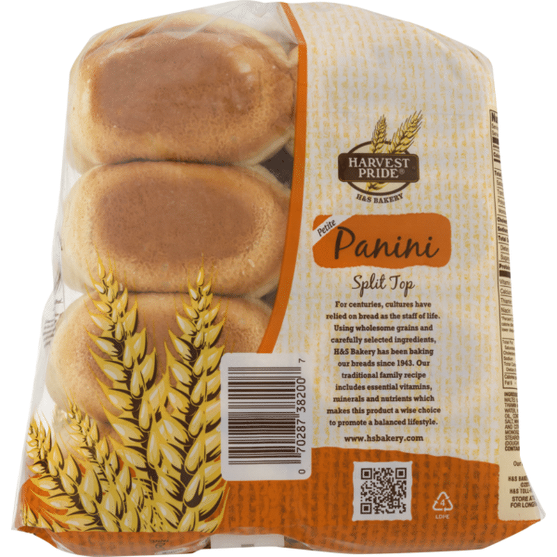 Harvest Pride Split Top Rolls Panini (18 oz) - Instacart