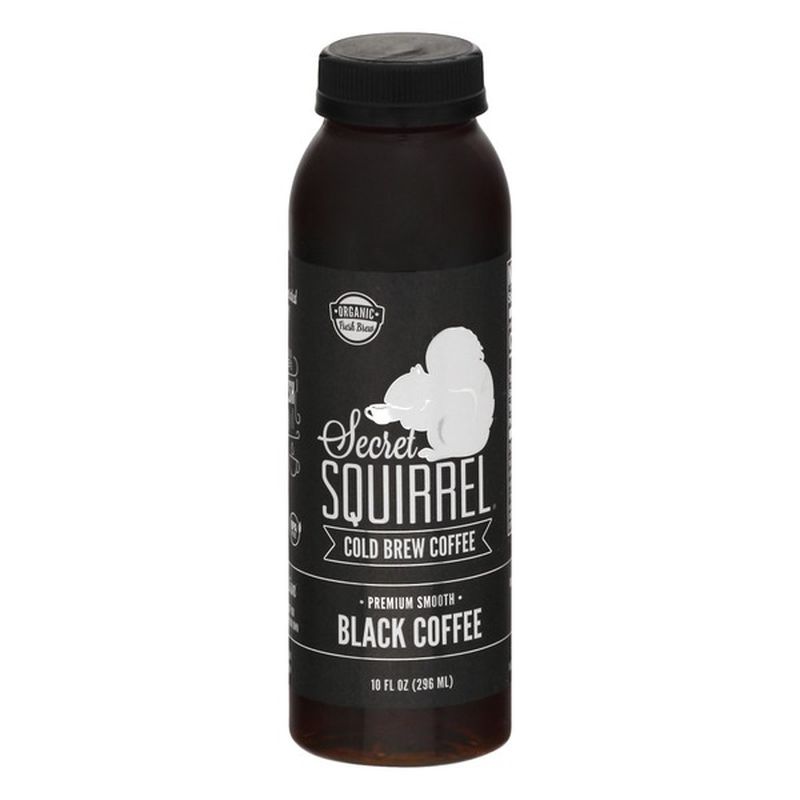 Secret Squirrel Coffee, Cold Brew, Black (10 oz) - Instacart