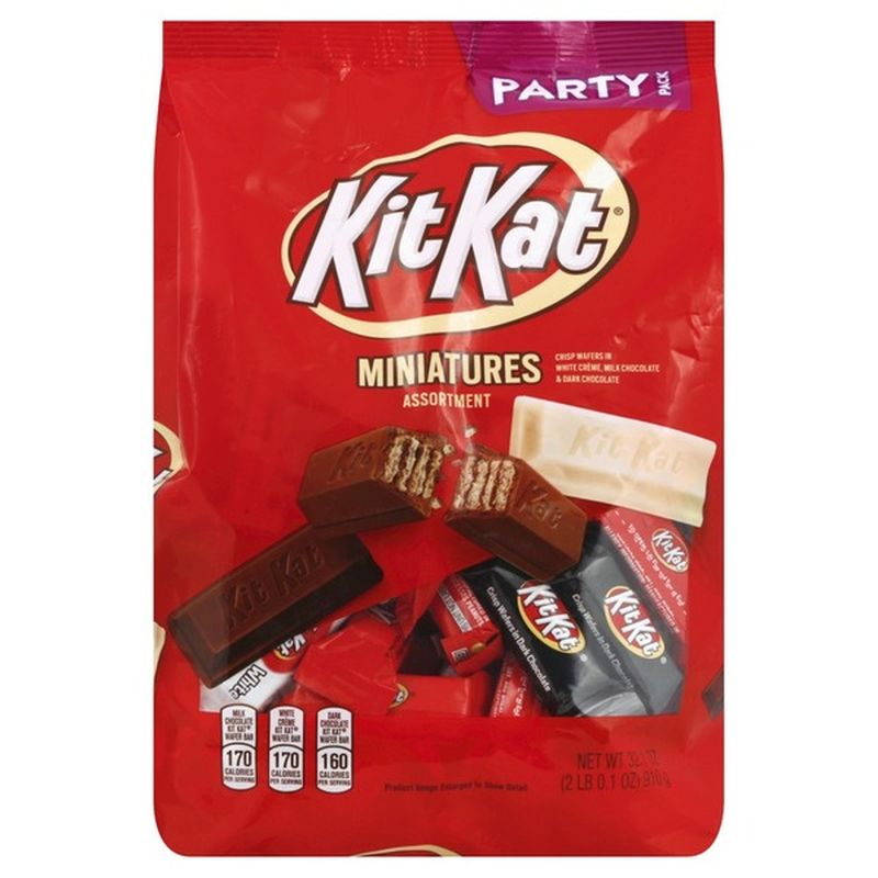 Kit Kat Miniatures Wafer Bar Assortment Candy (32.1 oz) - Instacart