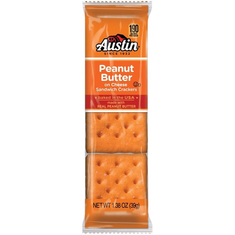 Austin Sandwich Crackers, Peanut Butter (1.38 oz) - Instacart
