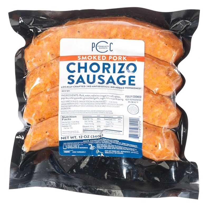 PCC Smoked Pork Chorizo (12 oz) - Instacart