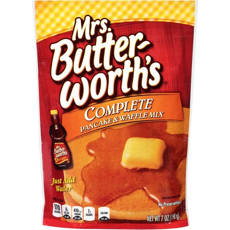 Mrs. Butterworth's Complete Pancake & Waffle Mix (7 oz) - Instacart