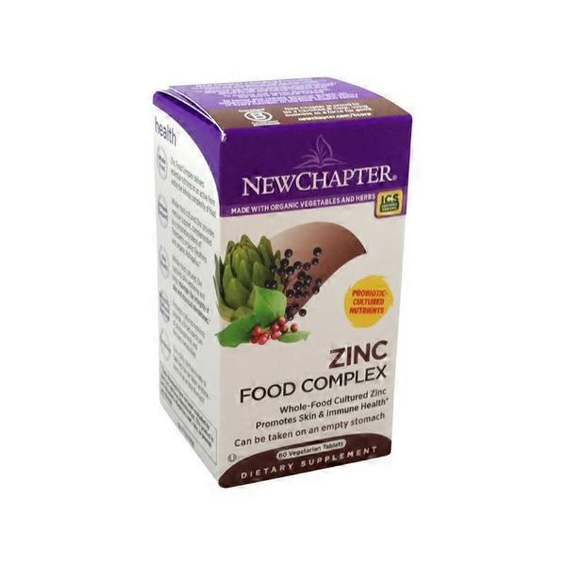 New Chapter Zinc Food Complex Dietary Supplement (60 ct) - Instacart