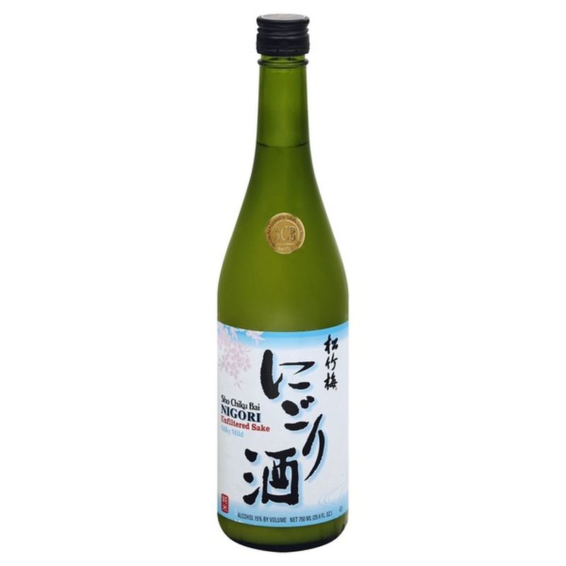 Sho Chiku Bai Sake, Nigori, Silky Mild, Unfiltered (750 ml) - Instacart