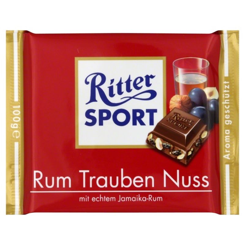 Ritter Sport Rum Trauben Nuss (100 g) Delivery or Pickup Near Me ...