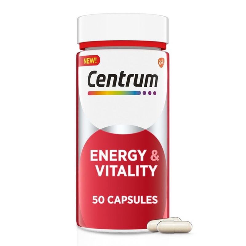Centrum Energy & Vitality Energy Supplement, Energy & Vitality Energy ...
