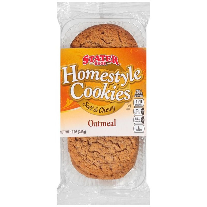 Stater Bros. Markets Homestyle Oatmeal Cookies (10 oz) - Instacart