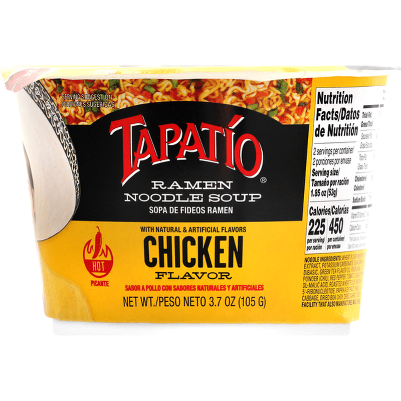 Tapatio Ramen Noodle Soup, Chicken Flavor (3.7 oz) - Instacart